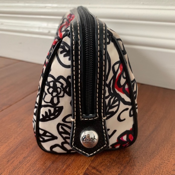 Coach | Bags | Coach Graffiti Print Wristlet And Cosmetic Bag | Poshmark